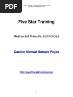 Cashier Standard Operating Procedure | PDF | Business