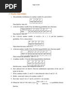 Random Variables: Exercises and Solutions | PDF | Probability ...