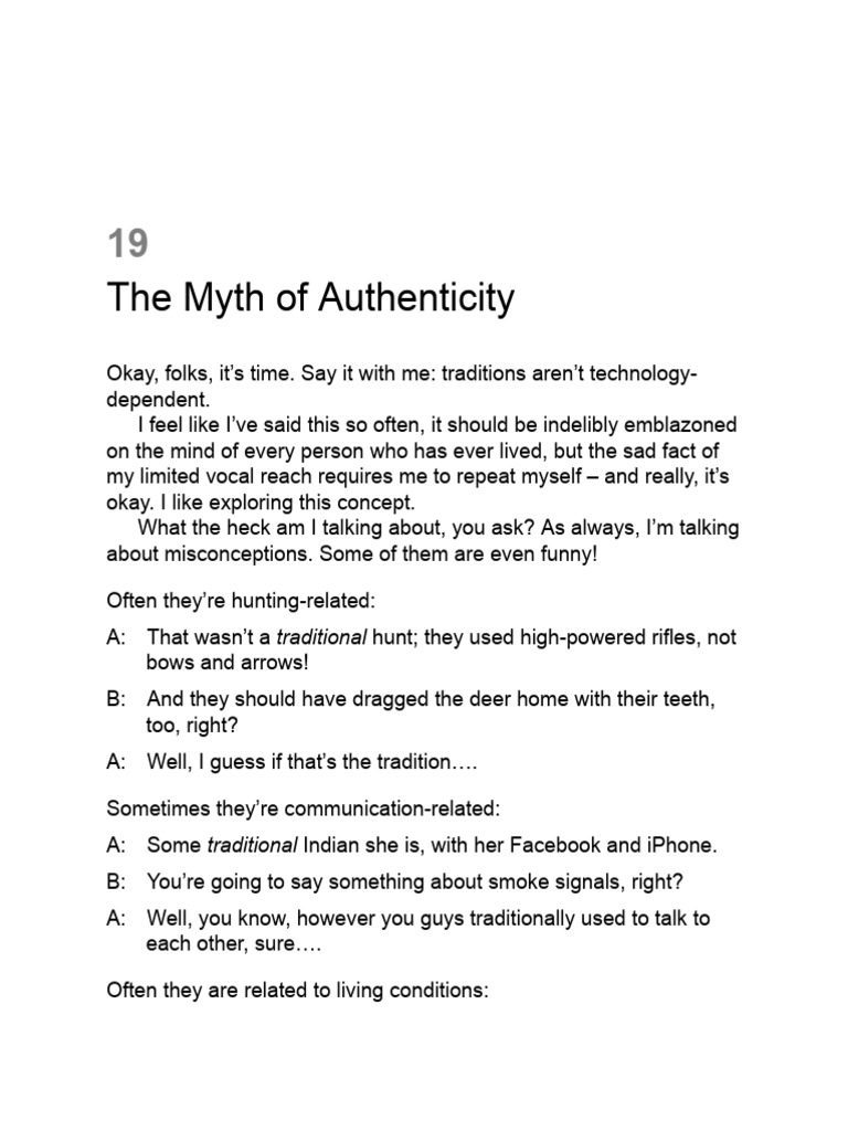 Debunking the Tradition vs. Technology Myth | PDF | Métis