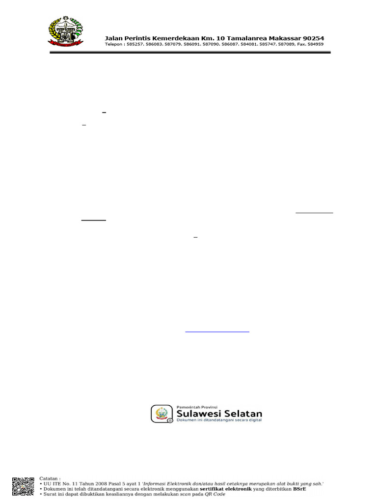 Undangan Bimtek Dapodik Dan Arkas 2025-FIX | PDF