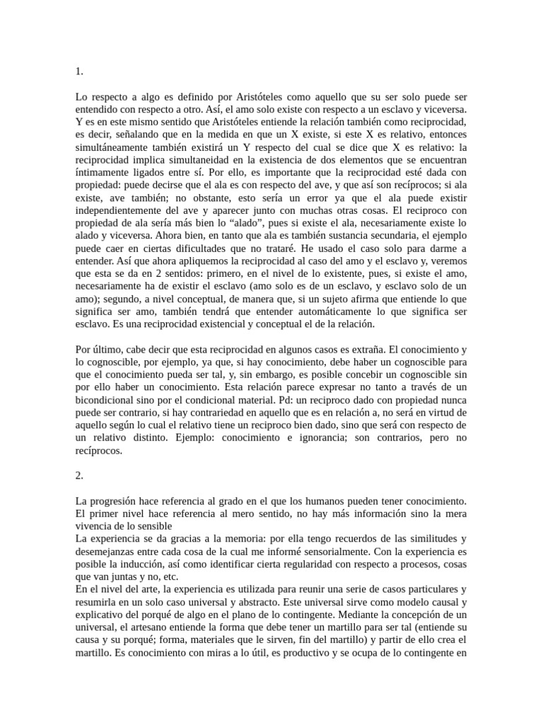 Respuestas Parcial | PDF | Conocimiento | Causalidad