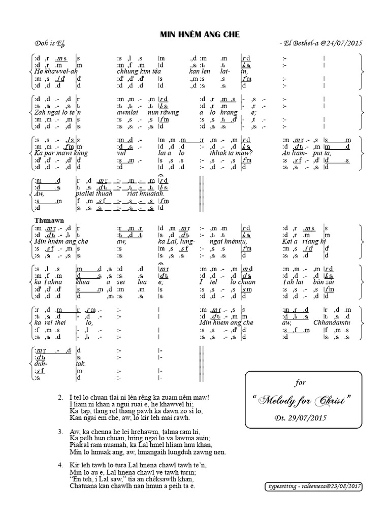 Min Hnem Ang Che | PDF