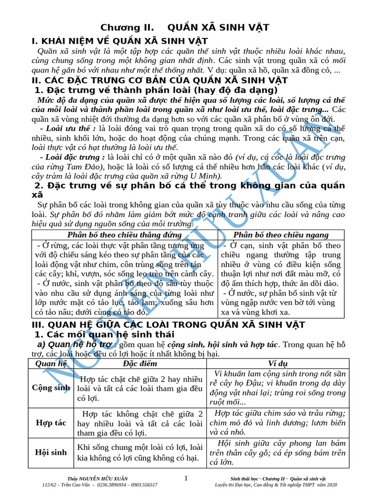 Sinh Thai Hoc | PDF
