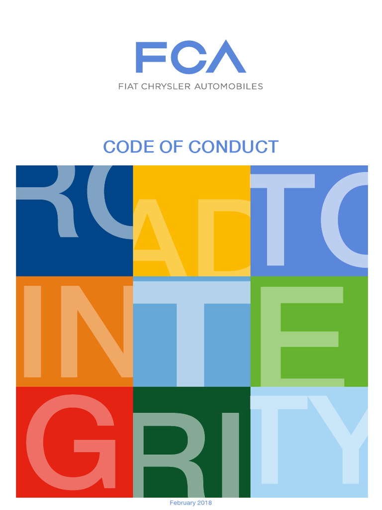 537 - 1 - FCA Code of Conduct | PDF | Regulatory Compliance | Bribery