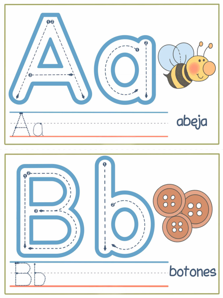 Spanish Alphabet Play Dough Mats PDF | PDF