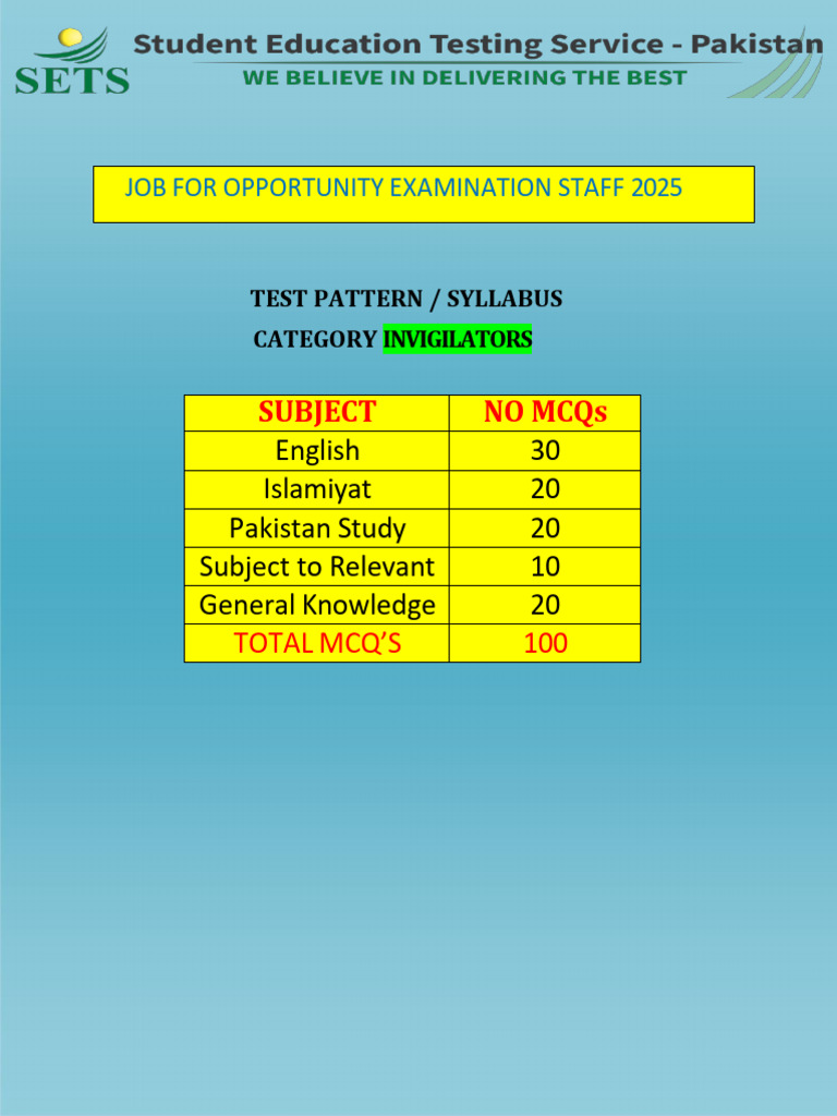 Invigilators | PDF