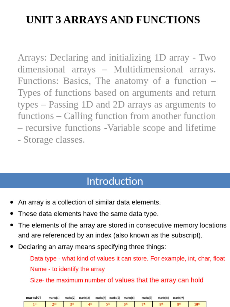 Unit-3 124456 | PDF | Data Type | Computer Programming
