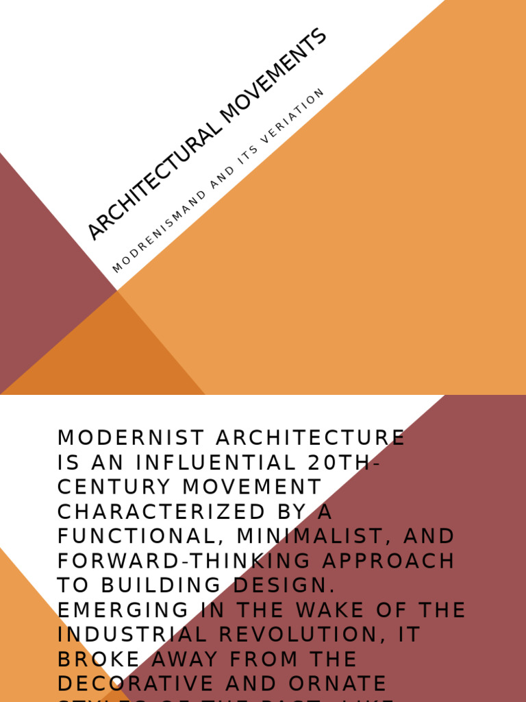 Architectural Movements | PDF | Minimalism | Art Movements