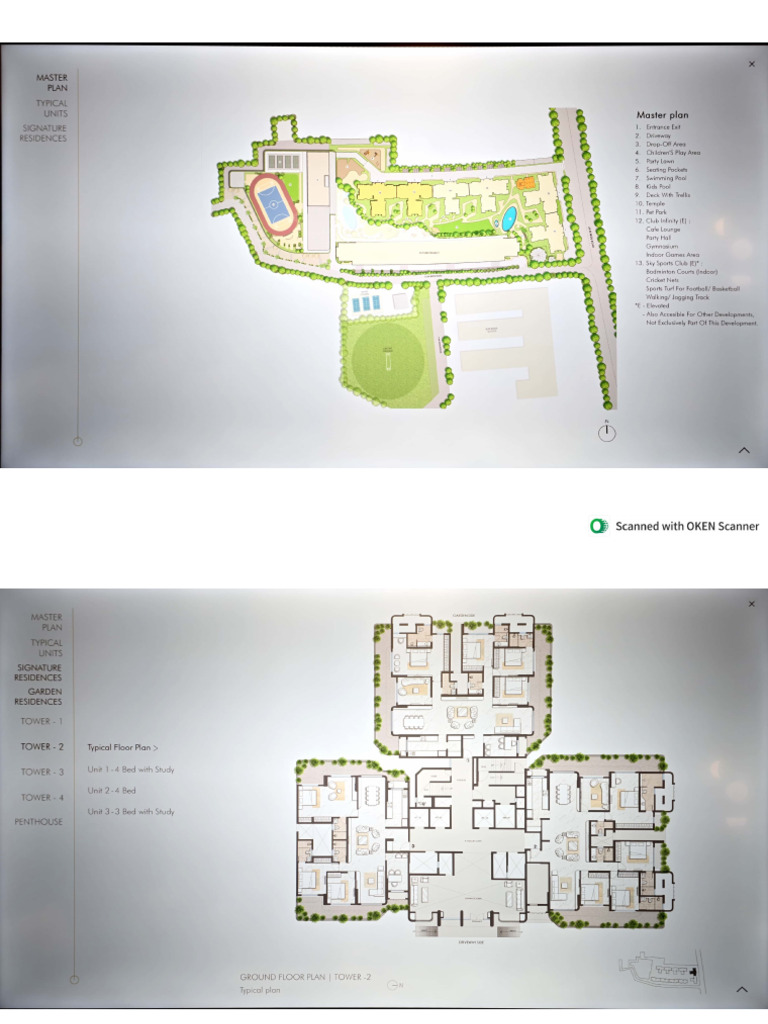 Lodha Panache T2 & T3 Plans For 4 BHK | PDF