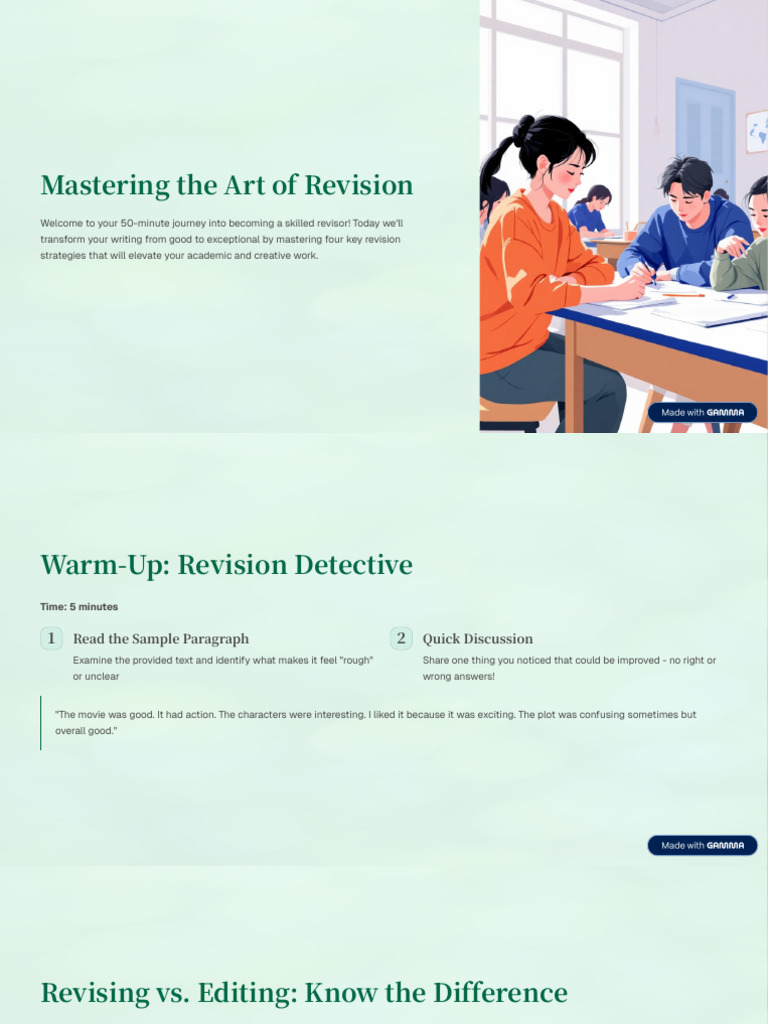 Mastering Revision Strategies for Writers | PDF | Human Communication