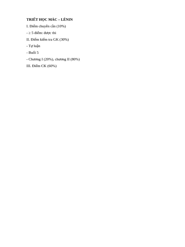 Triết Học Mác - Lênin | PDF