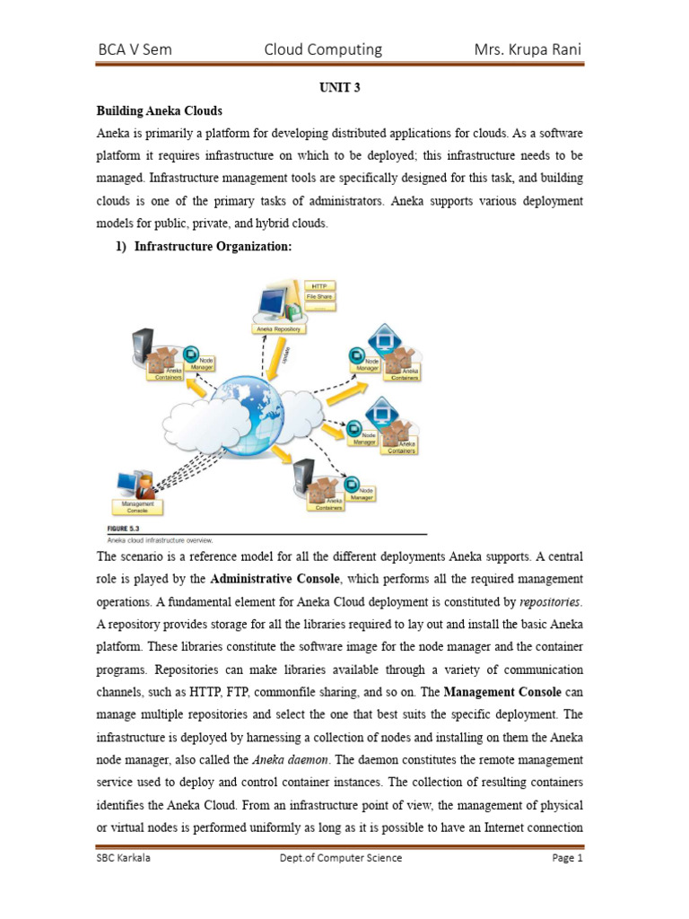 Unit 3 Notes | PDF | Cloud Computing | Virtualization