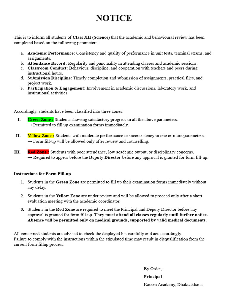 Science Notice 1 | PDF