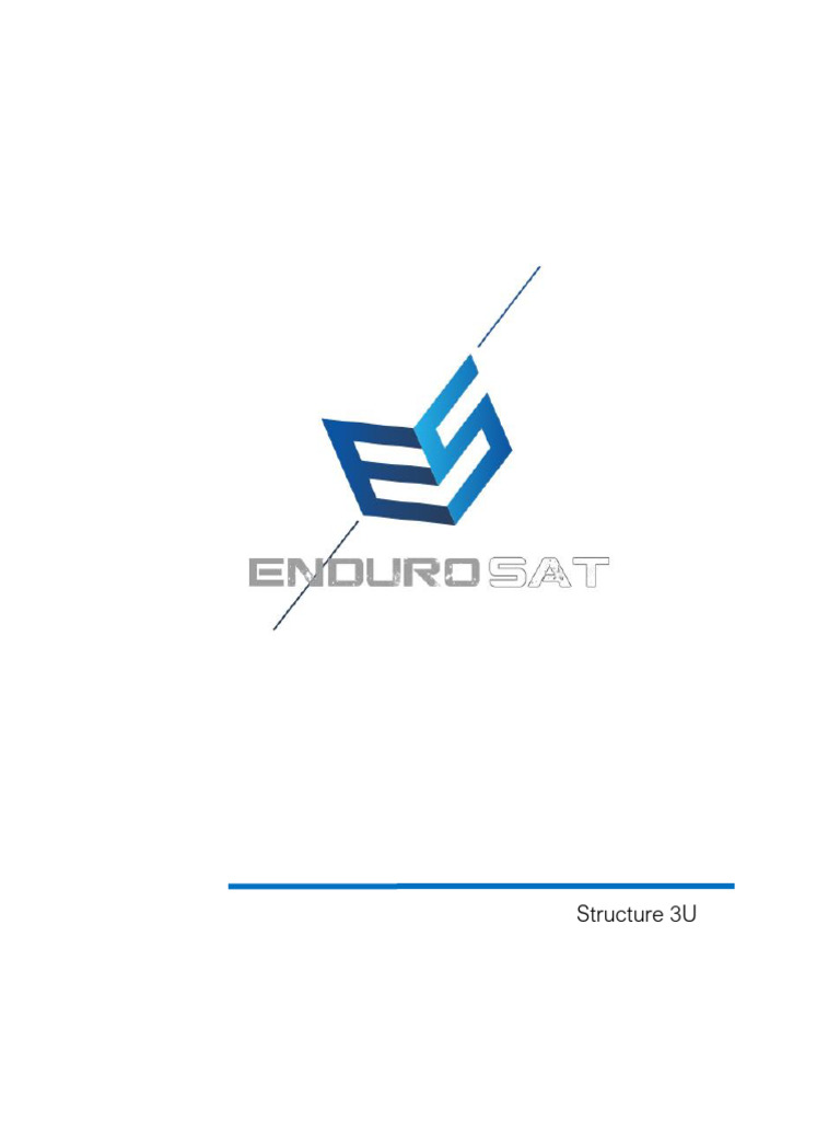 SatCatalog - EnduroSat - 3U CubeSat Structure II - Datasheet | PDF