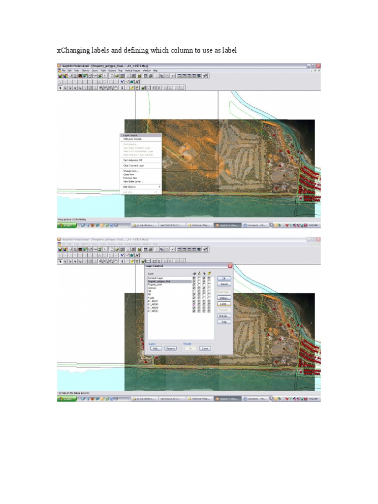 Xchanging Labels and Defining Which Column To Use As Label | PDF