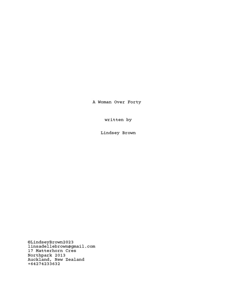 Dark Comedy: Women Over 40 Monologues | PDF