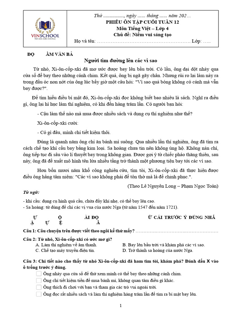 251106 TV Phieu Cuoi Tuan 12 | PDF