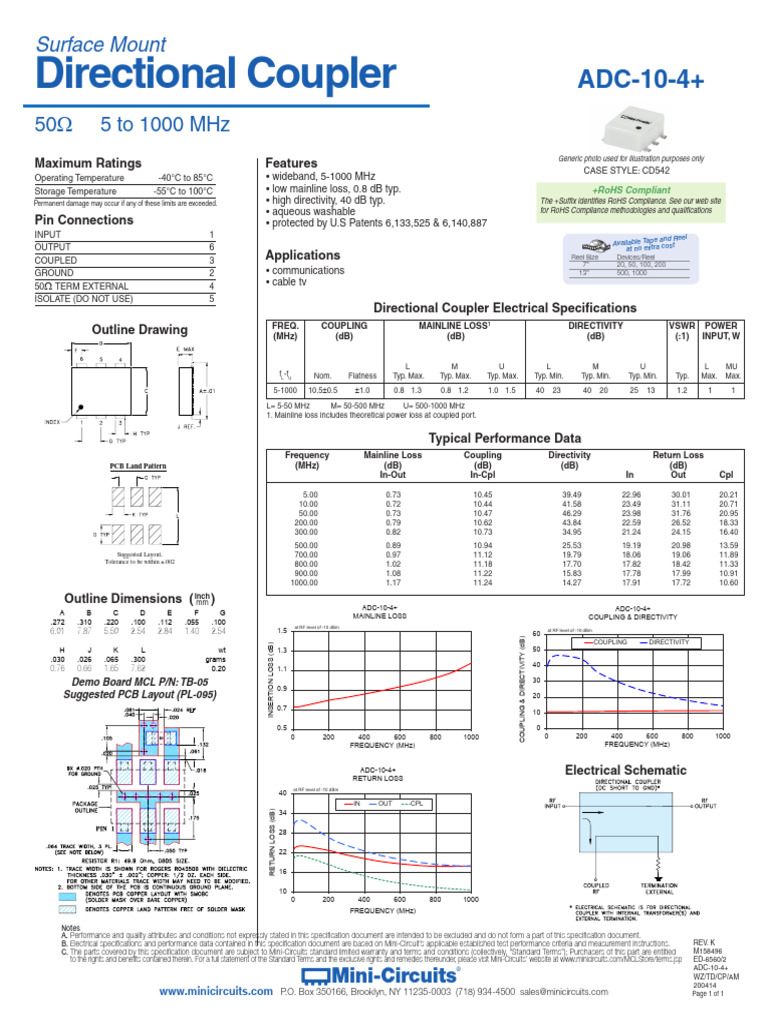Adc 10 4+ | PDF | Telecommunications Engineering | Information And ...