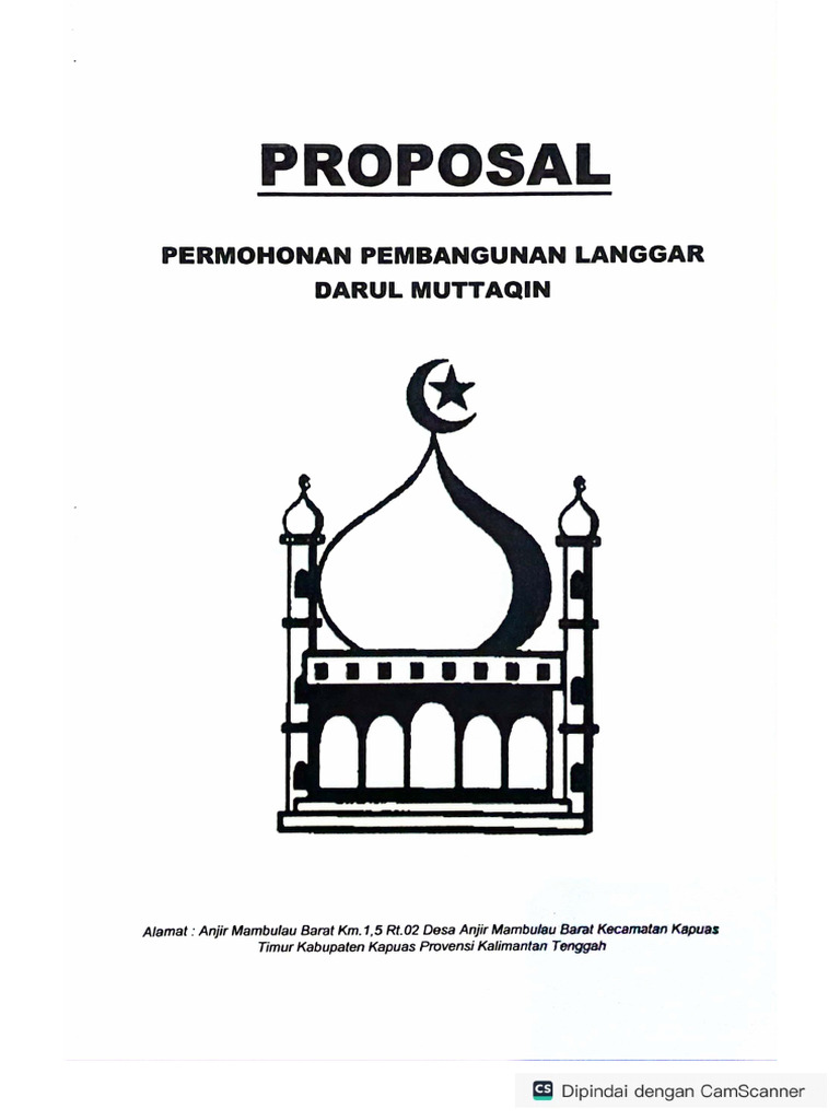 Proposal Langgar Paisal | PDF