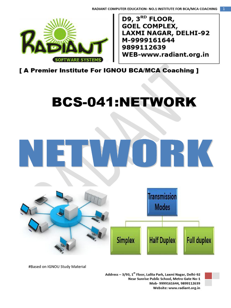 COMPUTER NETWORKING | PDF | Computer Network | Analog To Digital Converter