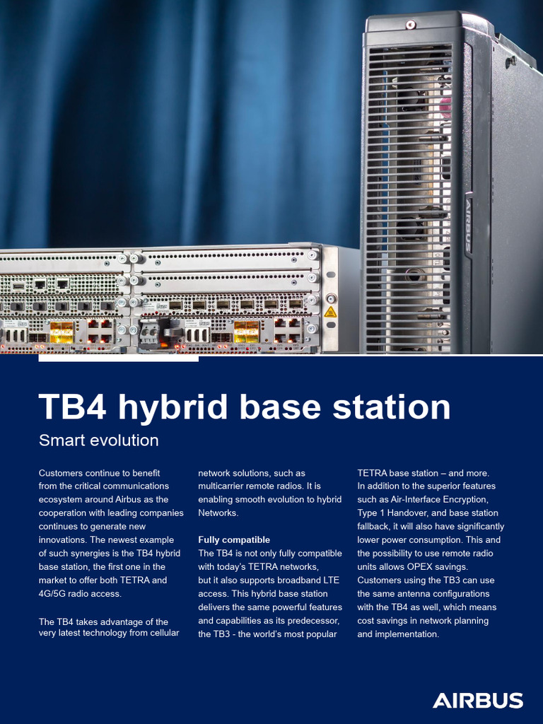 TB4 Hybrid Base Station Overview | PDF | Radio | 4 G