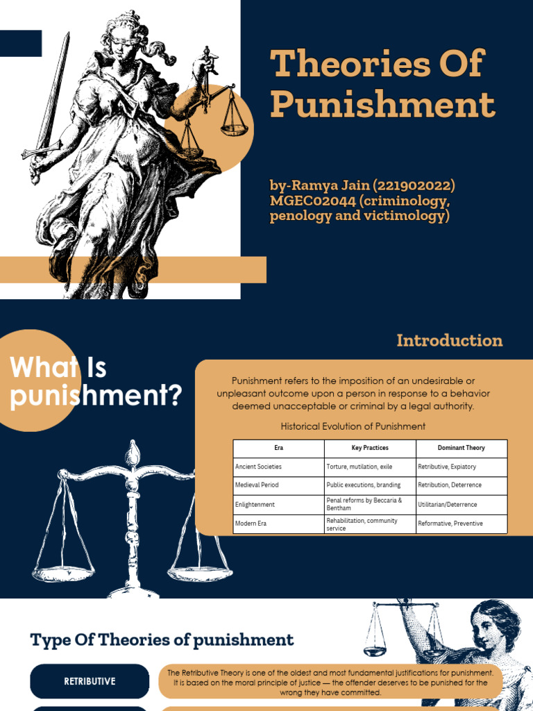 Theories of Punishment Explained | PDF | Crime & Violence | Crimes