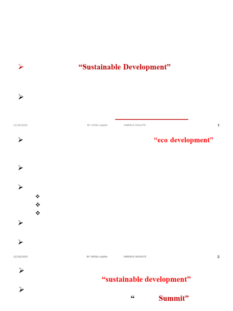 Sustainable Development Overview and Goals | PDF | Sustainability ...