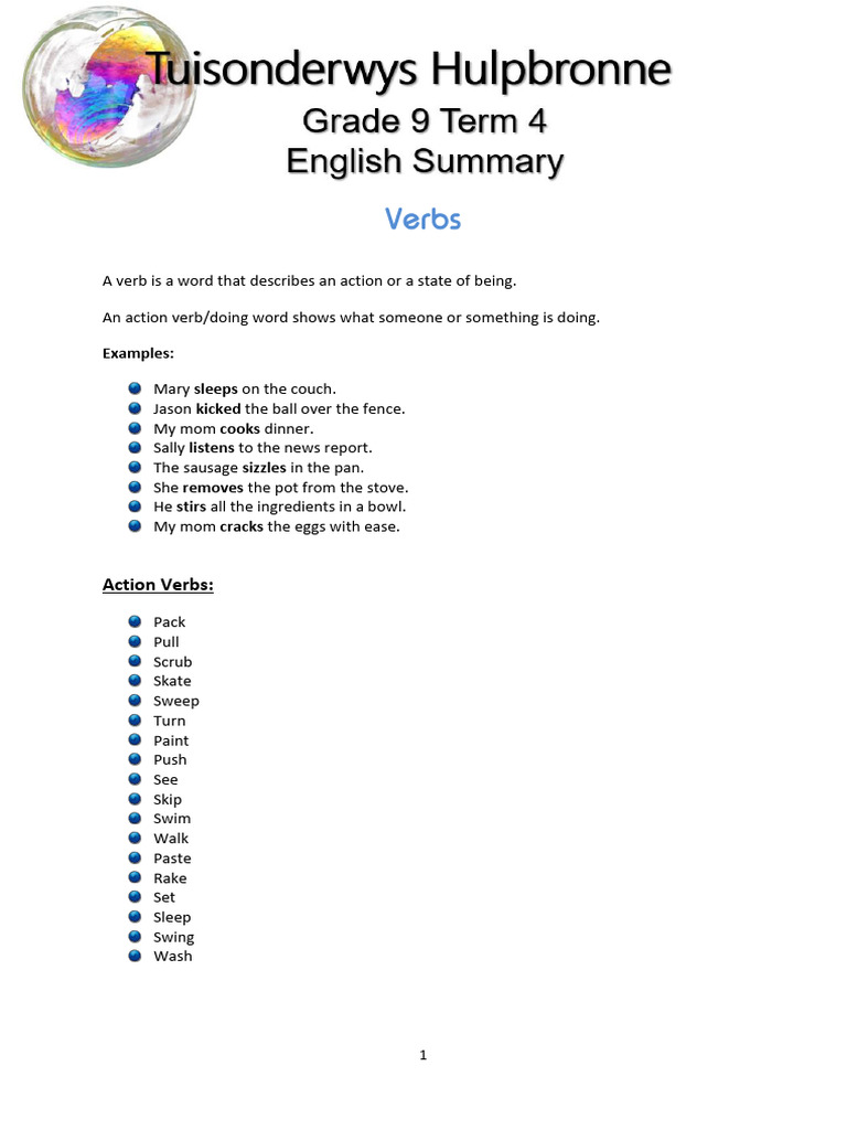 Verbs, Speech, and Writing Essentials | PDF | Acronym | Verb