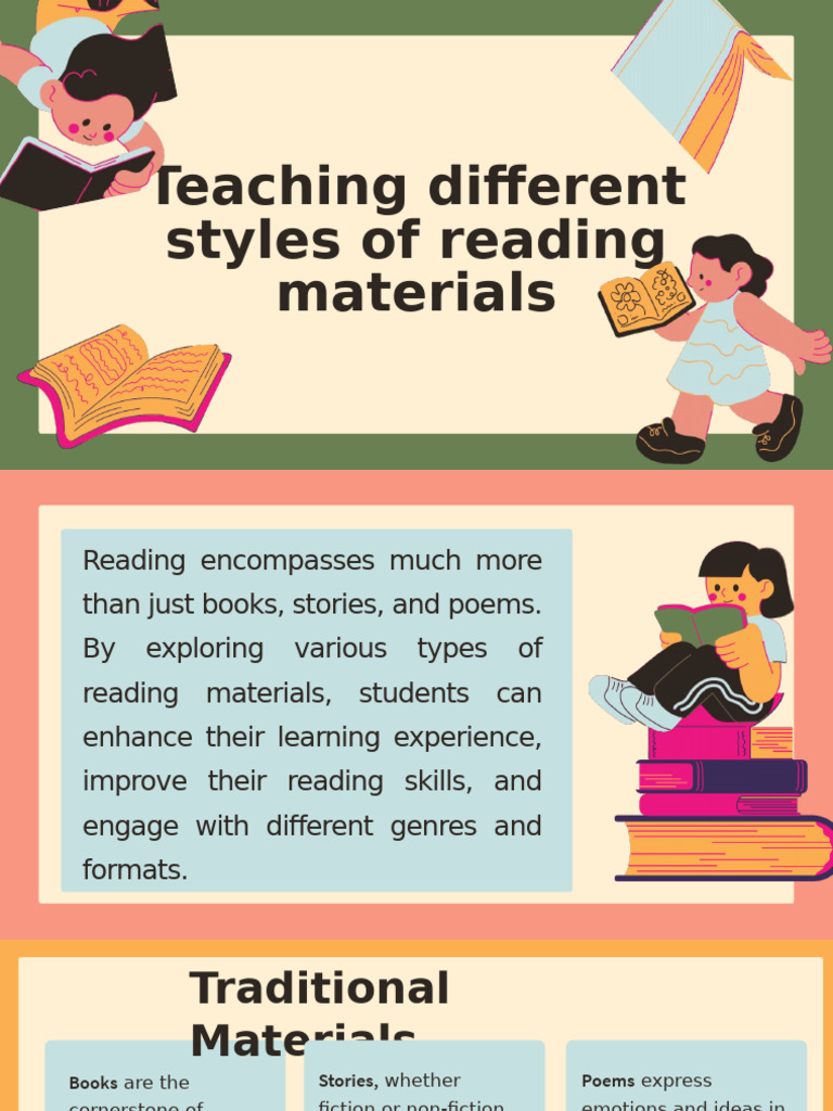 Diverse Reading Materials in Education | PDF | Reading Comprehension ...