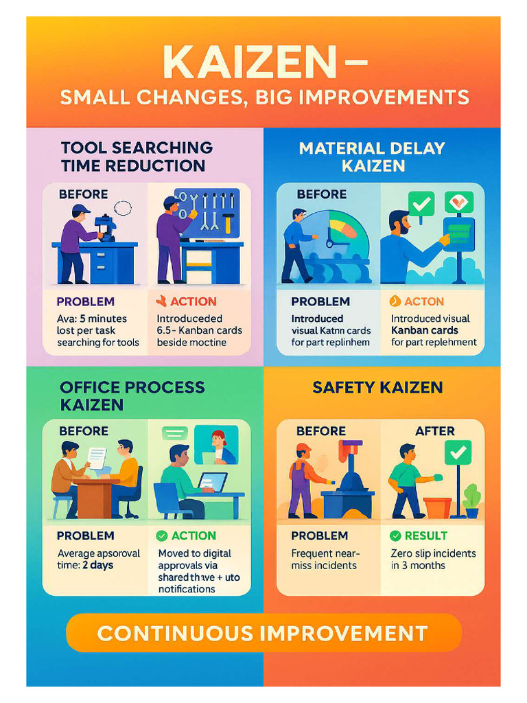 Kaizen - Small Changes, Big Improvements | PDF