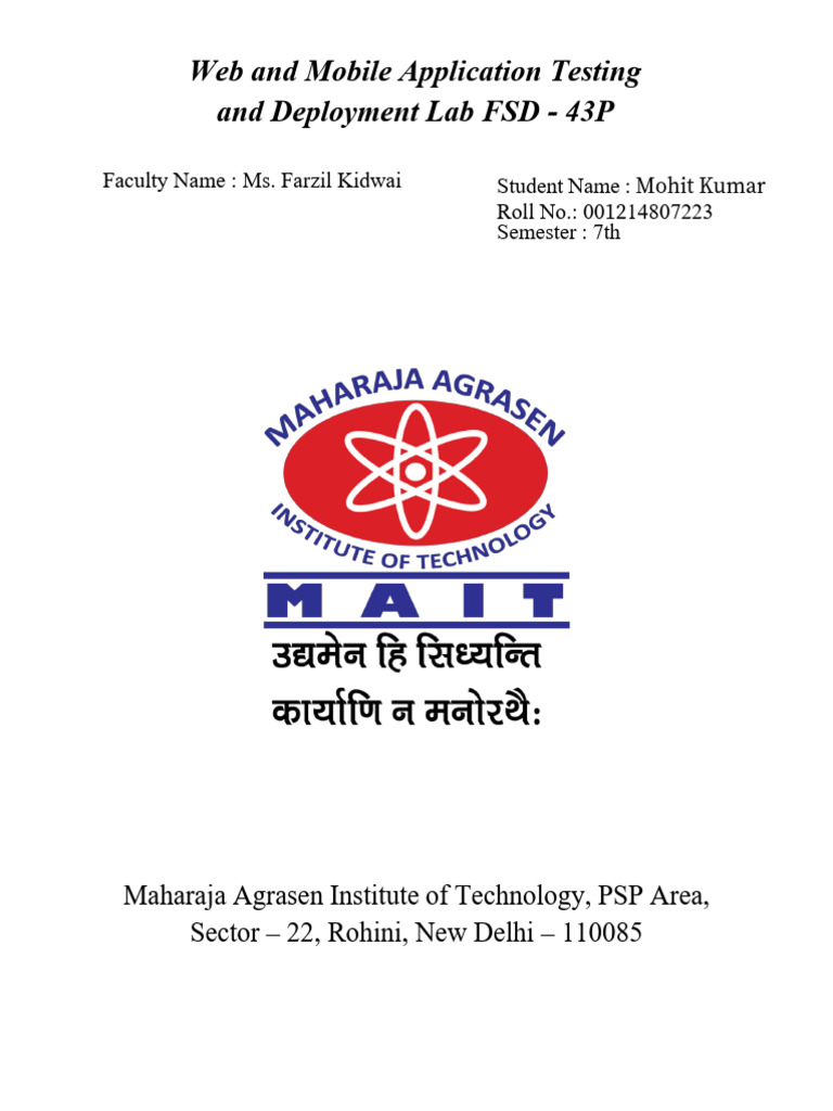 Mohit | PDF | Computing