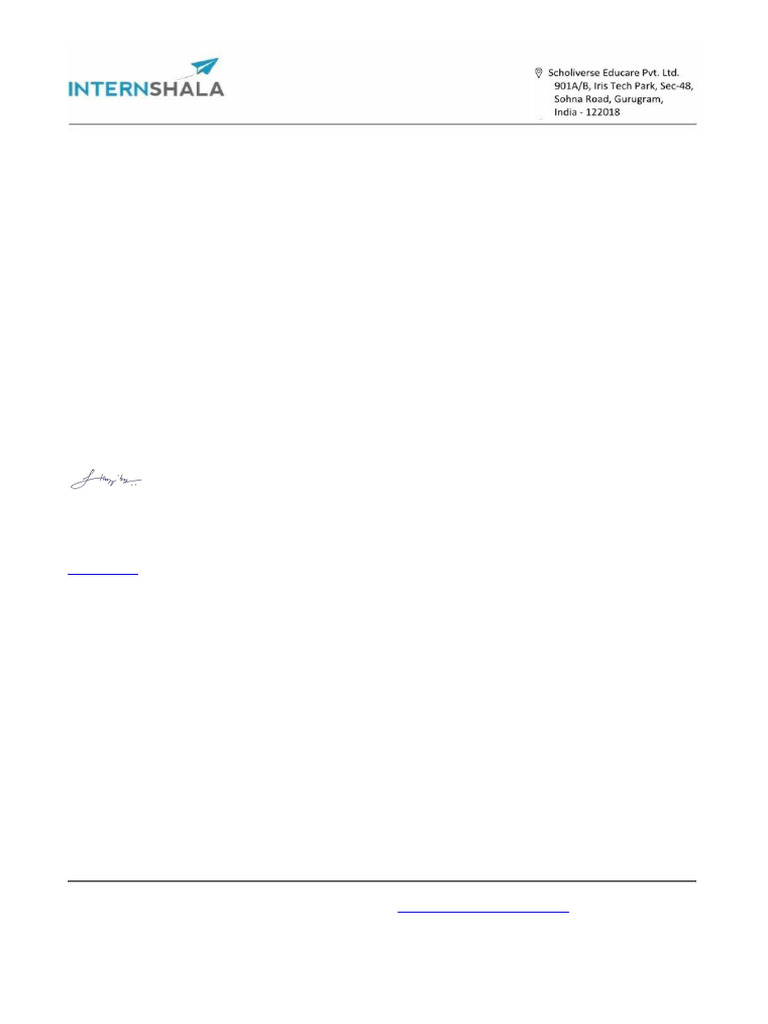 ISP 51 - Joining Letter | PDF