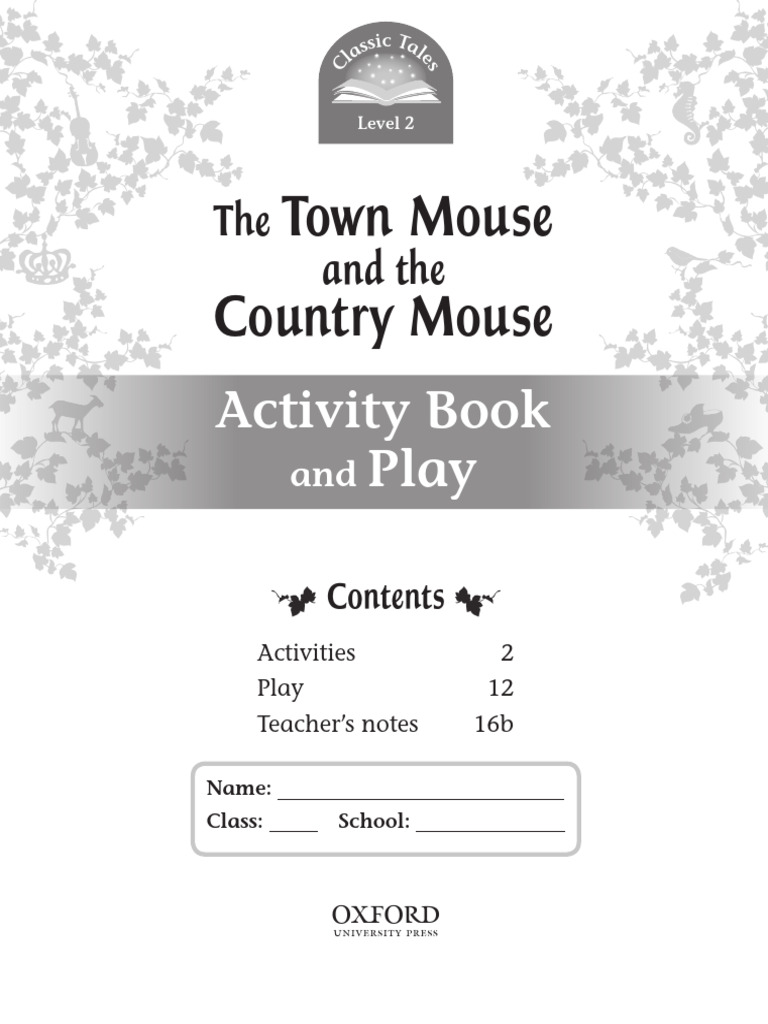 Town Mouse and Country Mouse Q&A Guide | PDF | Mouse