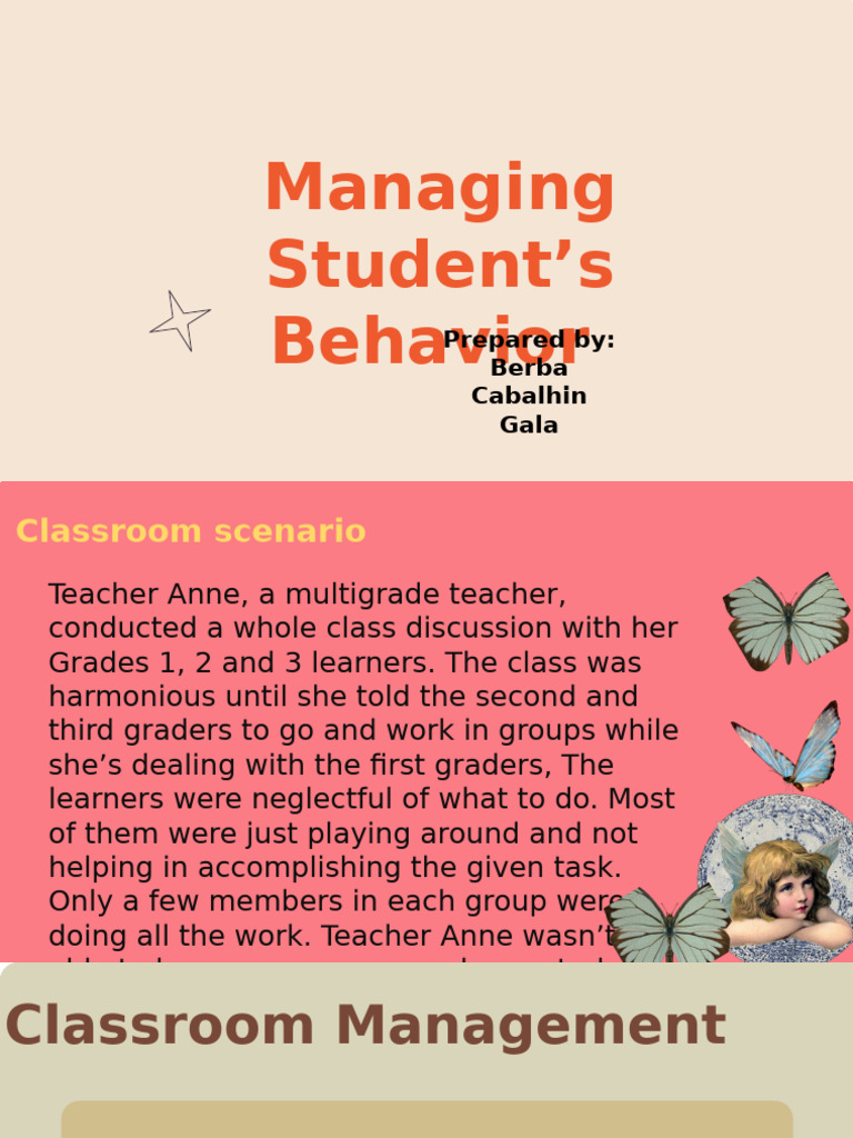 Effective Classroom Management Strategies | PDF | Classroom Management ...