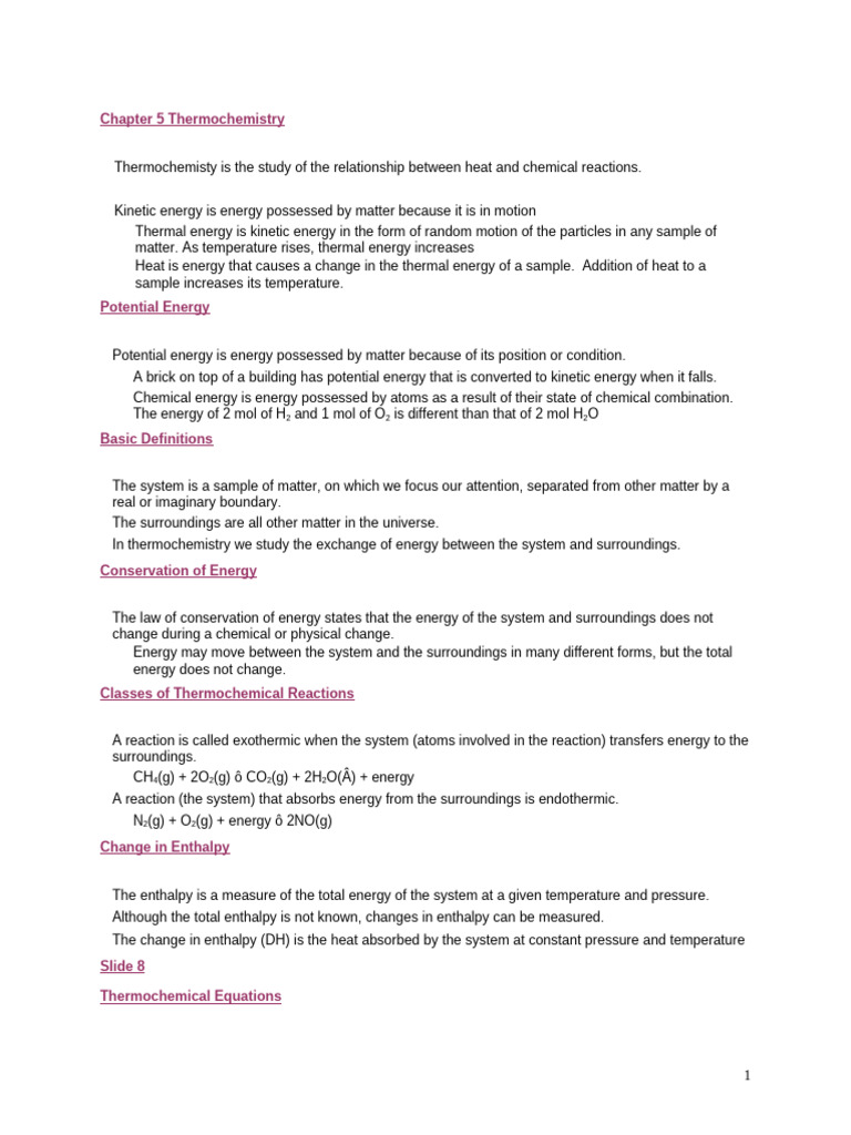Understanding Thermochemistry Concepts | PDF | Fuels | Nuclear Power