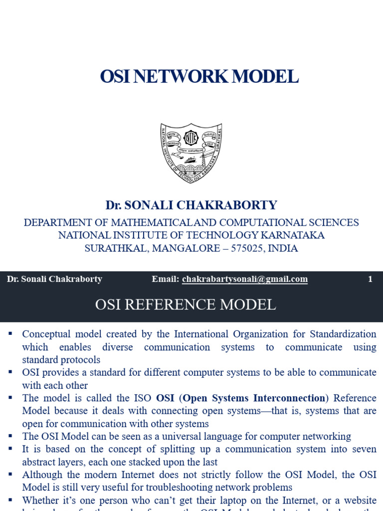 OSI Model | PDF | Computer Network | Osi Model
