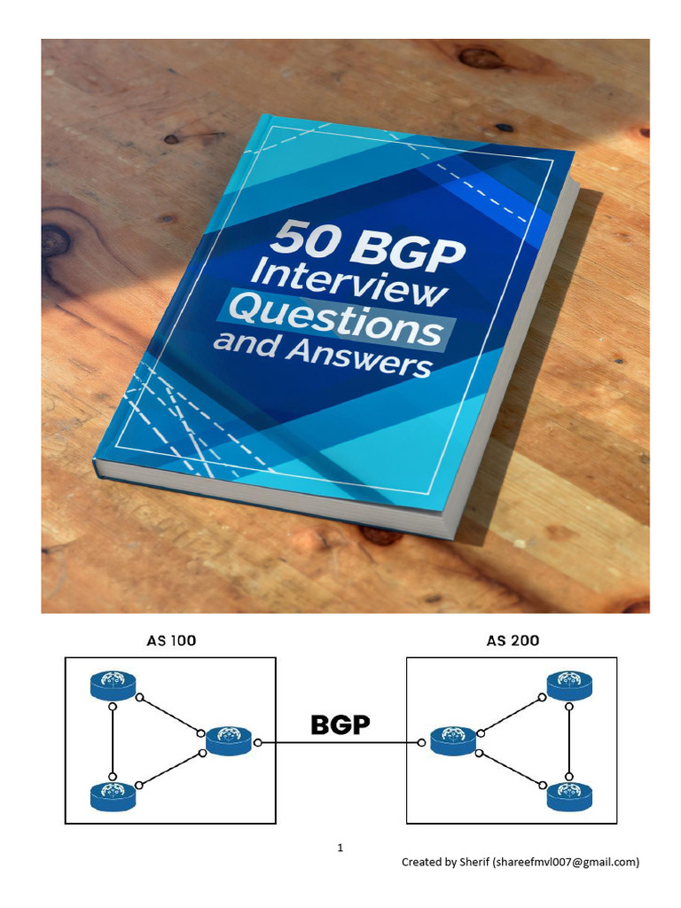 BGP Interview Questions and Answers | PDF | Ip Address | Network Protocols
