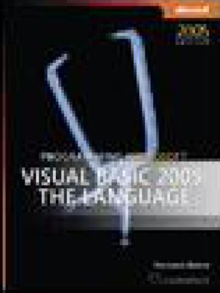 Programming Microsoft Visual Basic 2005 The Language Francsco Balna | PDF