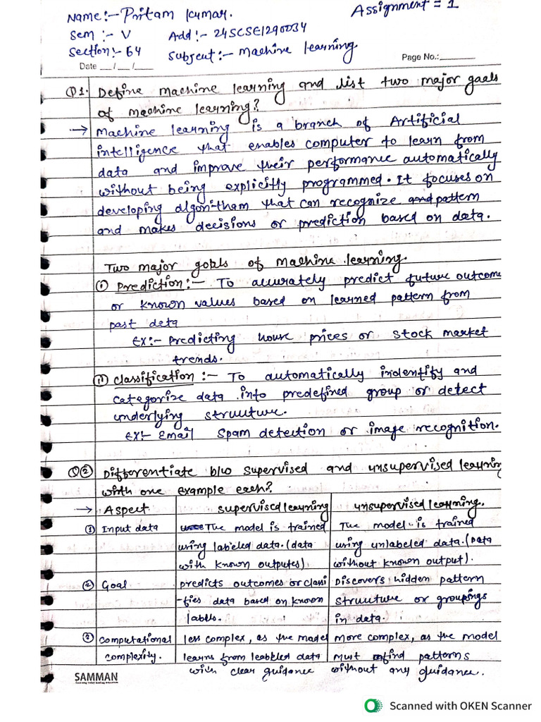 Machine Learning Assignment 1 | PDF