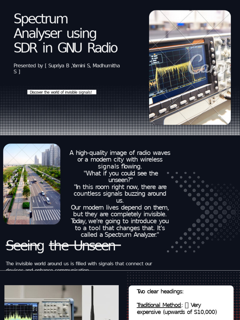 Spectrum Analyser Using SDR in GNU Radio (Batch 2) | PDF | Software Defined Radio | Computer ...