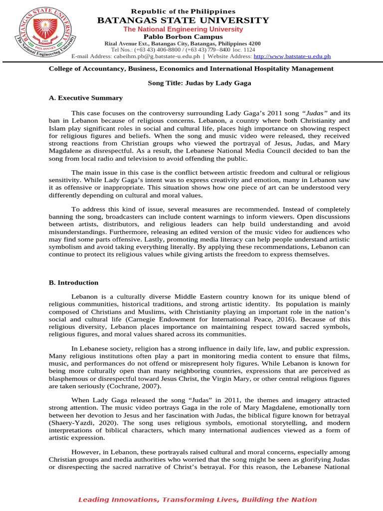 Ged 107 Semestral Project | PDF | Jesus | Judas Iscariot