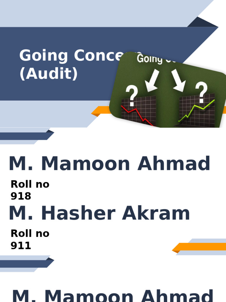 Audit Presentation | PDF | Going Concern | Audit
