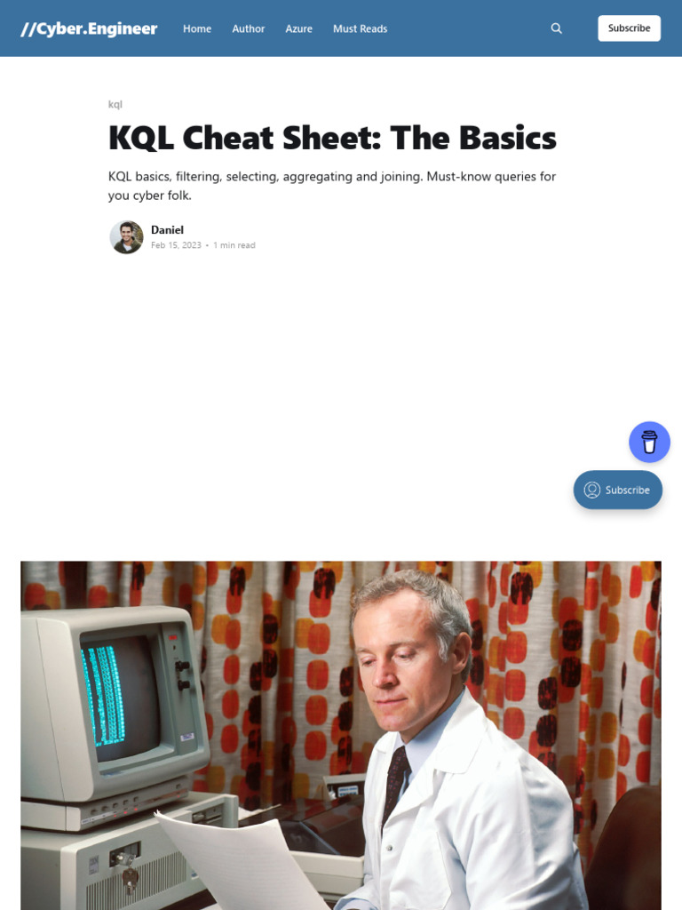 KQL Cheat Sheet - The Basics | PDF | Reserved Word | Software Development