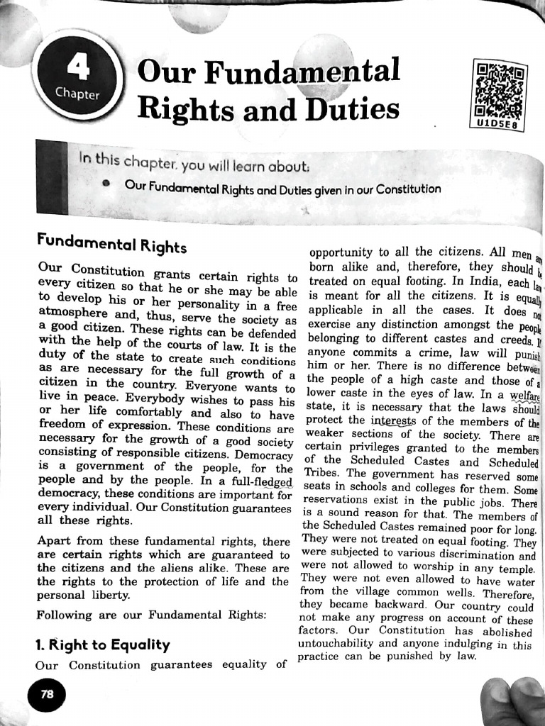 Fundamental Rights and Duties | PDF