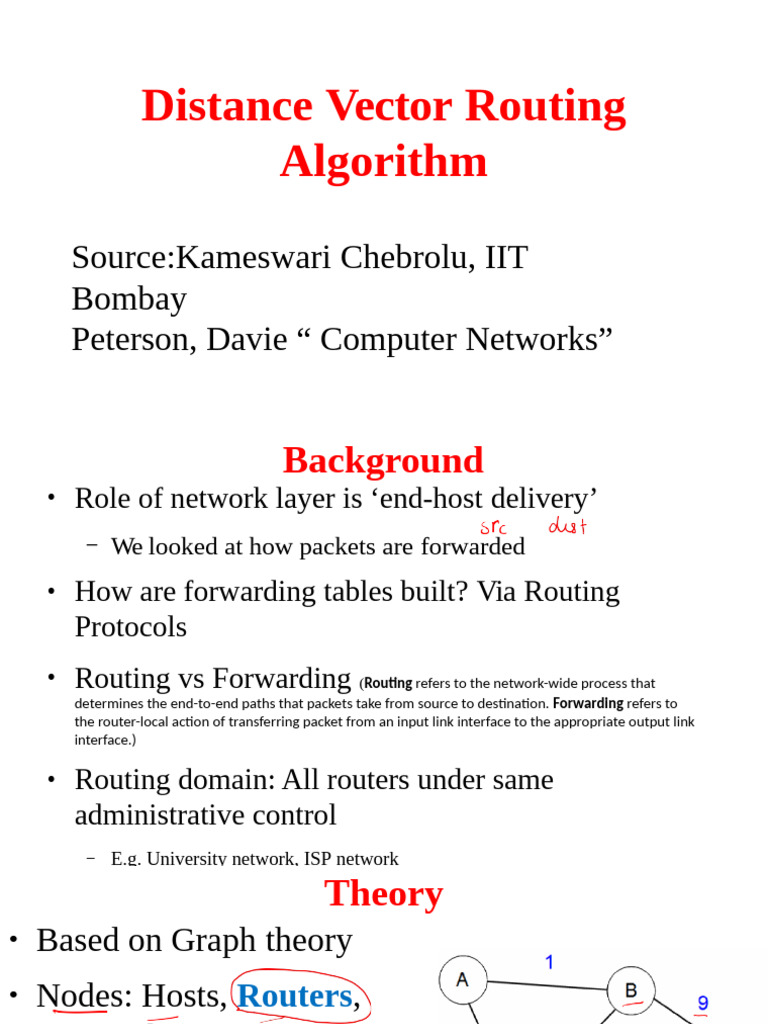 5 Distance-Vector-Slides - 1 | PDF | Routing | Computer Network