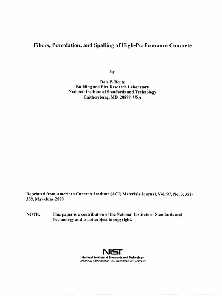Fibers Percolation and Spalling of High Performance Concrete 1g5s9siu5z ...