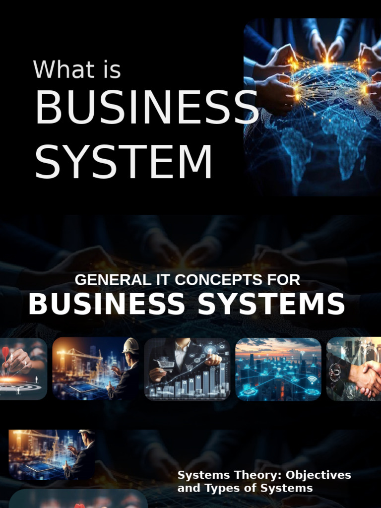 Business Systems and Information Types | PDF | System | Databases
