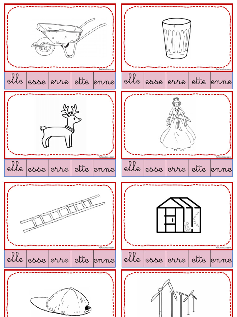 CARTE A PINCES Elle Esse Erre Enne Ette | PDF