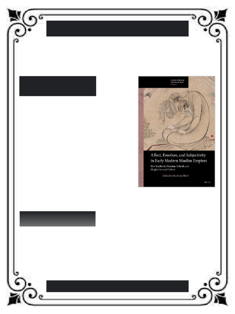 Affect Emotion and Subjectivity in Early Modern Muslim Empires New ...