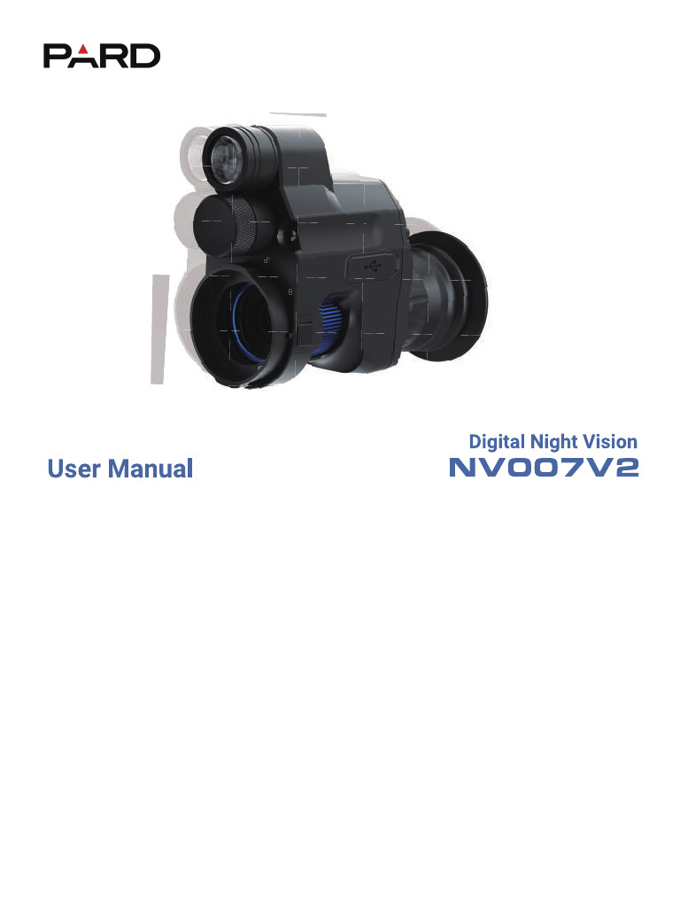 PARD NV007V2 Night Vision Manual | PDF | Telescopic Sight | Radio